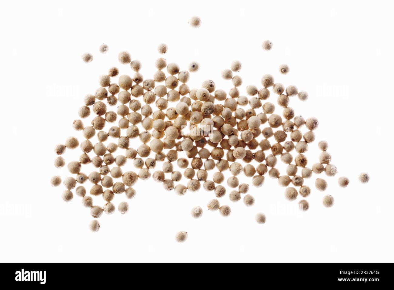 White pepper (top view Stock Photo - Alamy