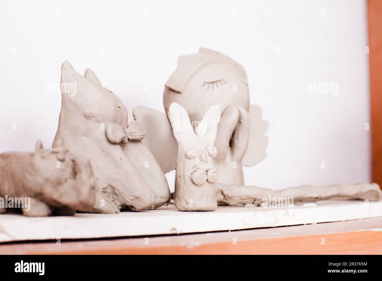 Figures from plasticine Stock Photo - Alamy