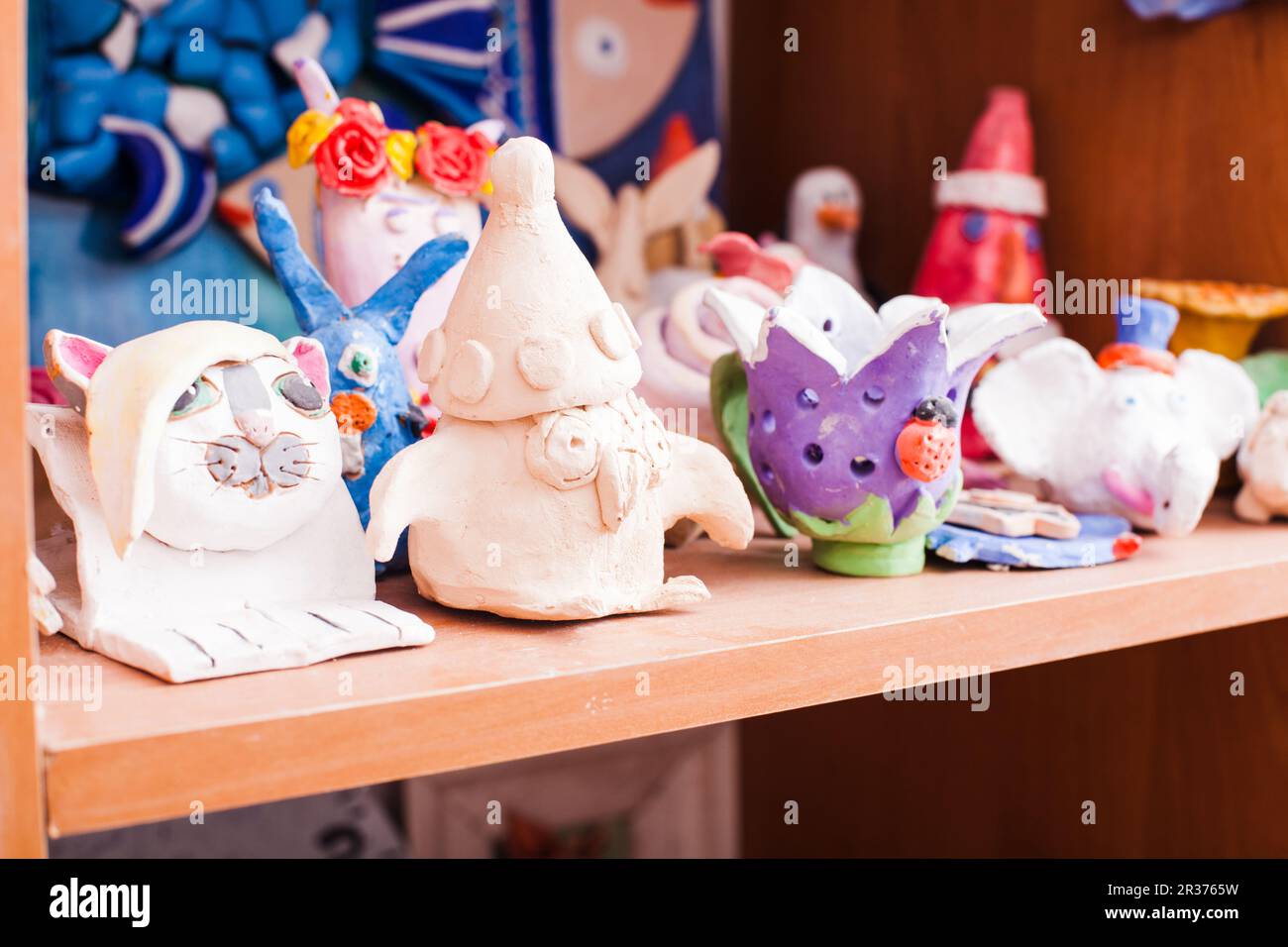 Figures from plasticine Stock Photo - Alamy