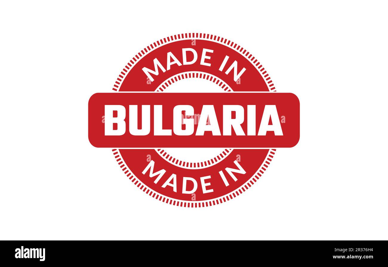 Made In Bulgaria Rubber Stamp Stock Vector Image & Art - Alamy
