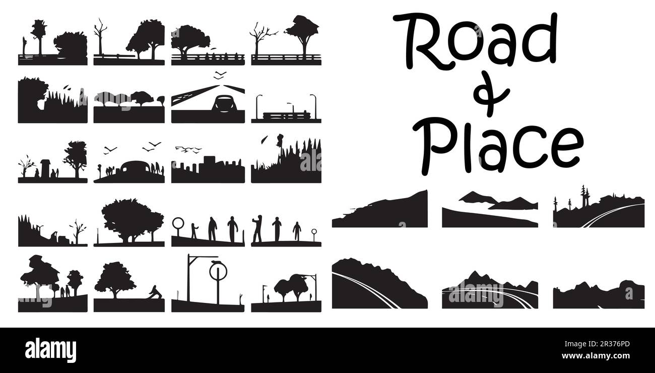 Image of place Stock Vector Images - Alamy