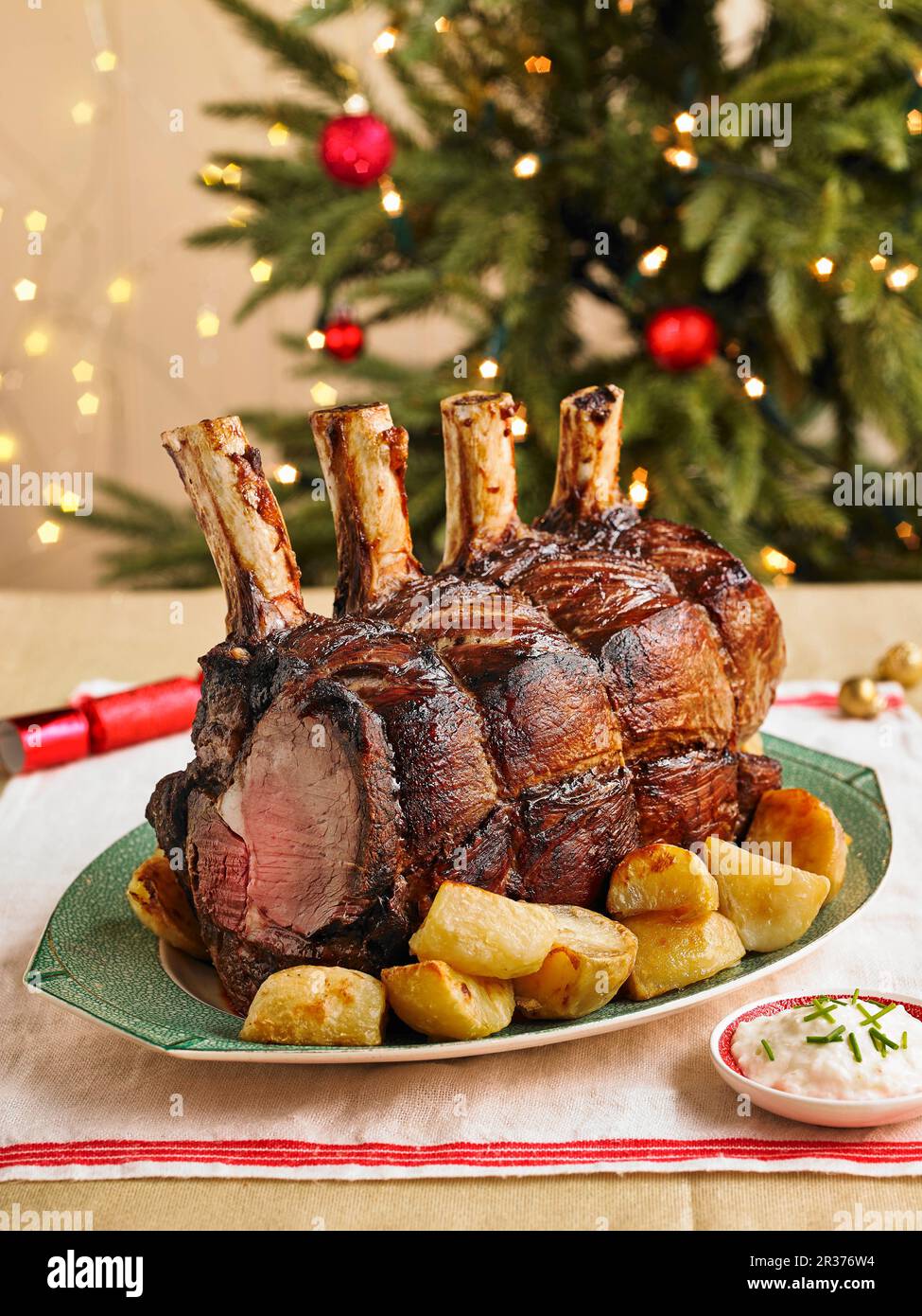 British Rib Of Beef Stock Photo - Alamy