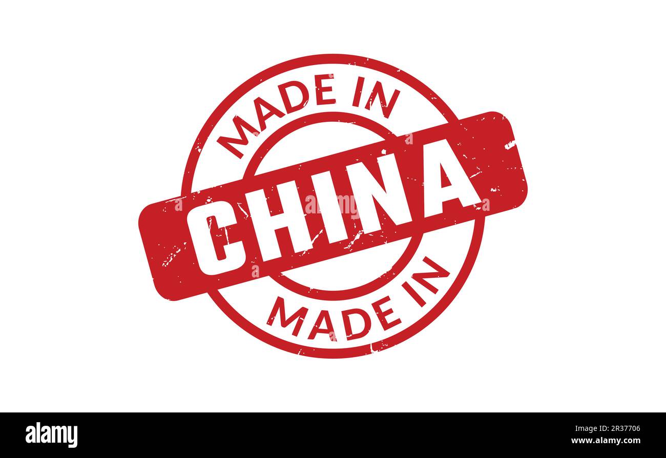 Made In China Rubber Stamp Stock Vector Image & Art - Alamy
