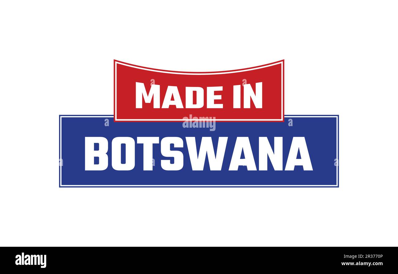 Made In Botswana Seal Vector Stock Vector Image & Art - Alamy