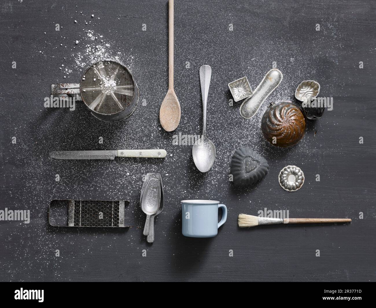 Old baking utensils hi-res stock photography and images - Alamy