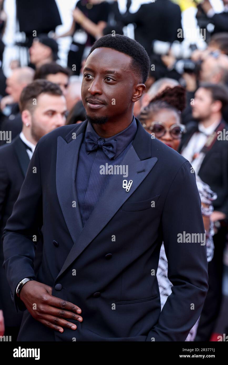 Cannes, France. 22nd May, 2023. CANNES - MAY 22: Ahmed Sylla arrives to ...
