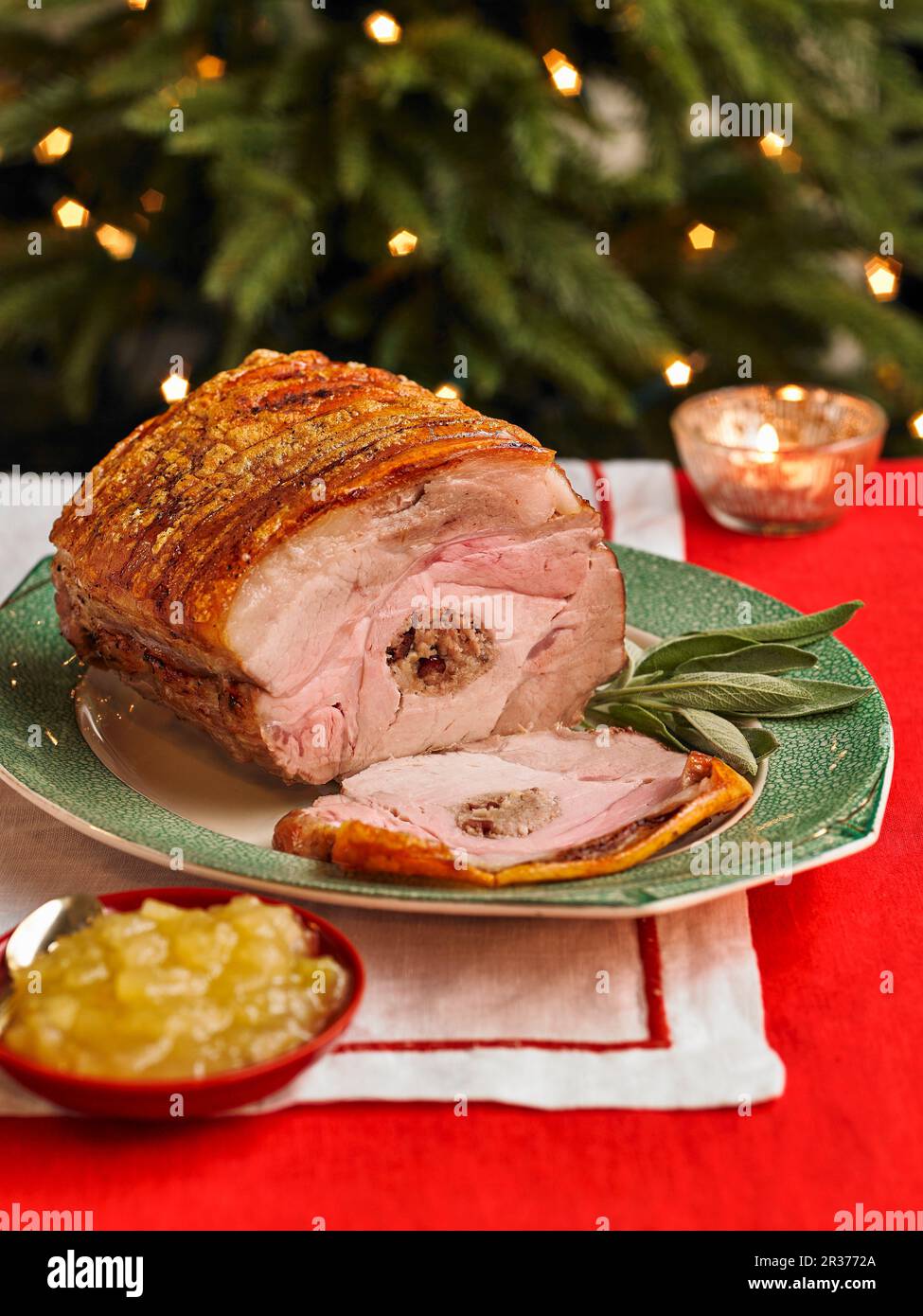 Three Pork Roast Stock Photo - Alamy