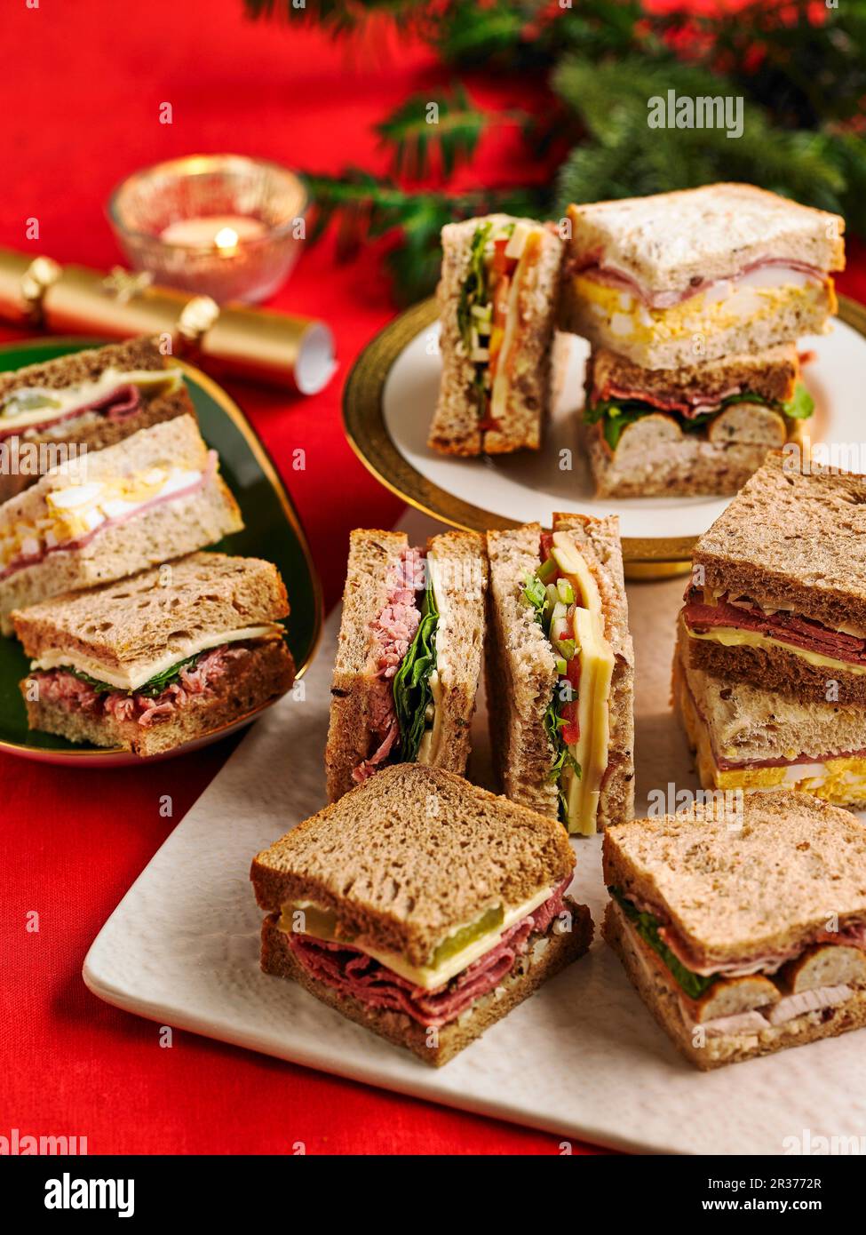 Premium Sandwich Platter Stock Photo - Alamy