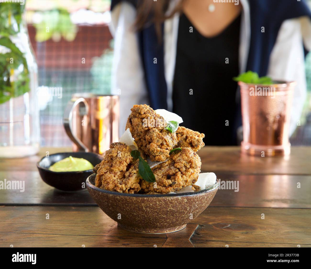 Crispy Fried Chicken Stock Photo - Alamy