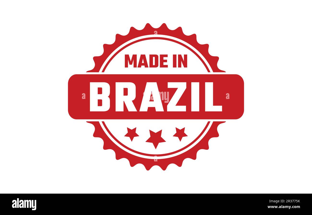 Made In Brazil Rubber Stamp Stock Vector Image & Art - Alamy