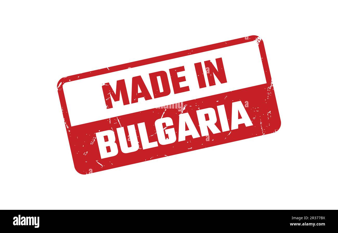 Made In Bulgaria Rubber Stamp Stock Vector Image & Art - Alamy