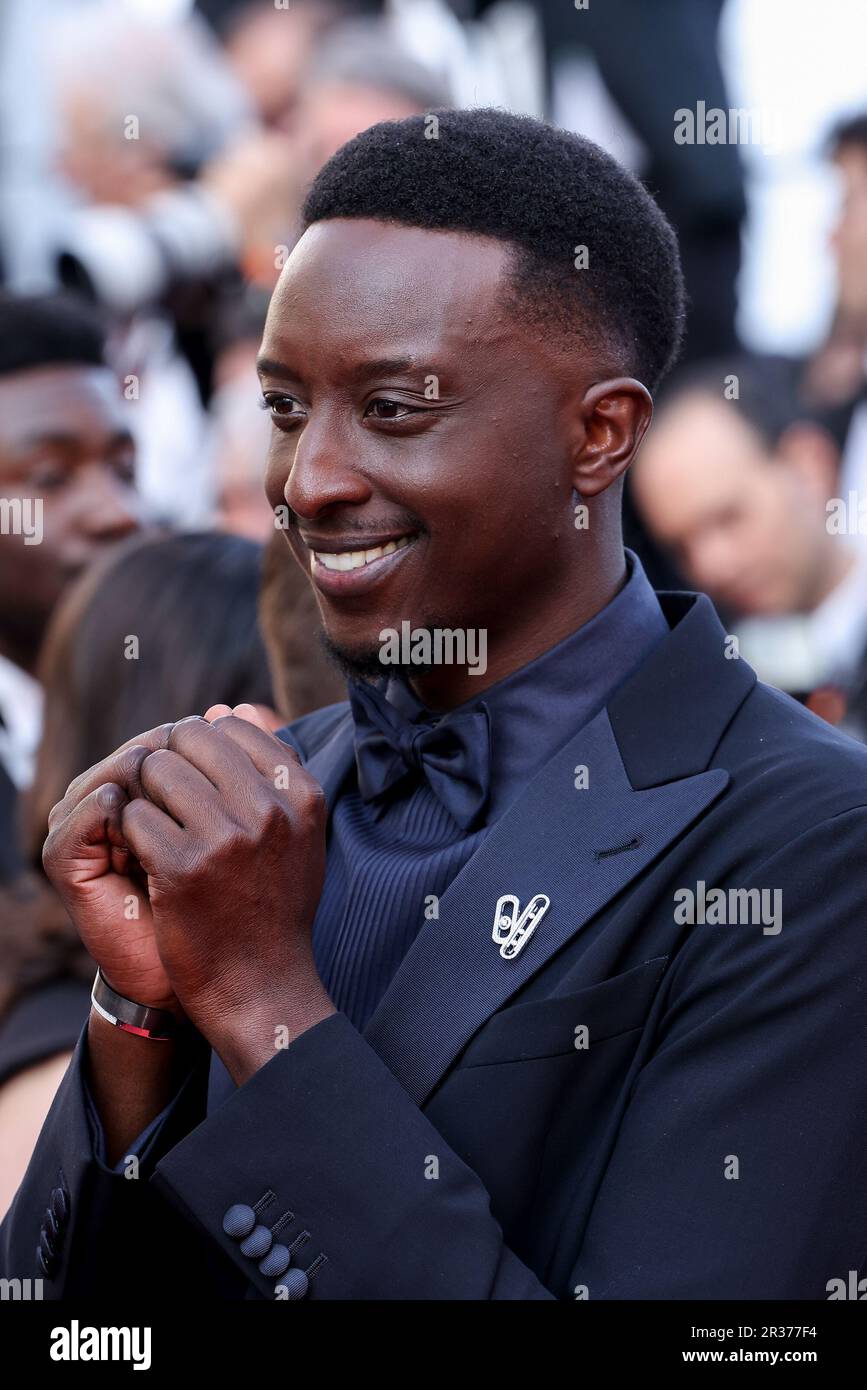 Cannes, France. 22nd May, 2023. CANNES - MAY 22: Ahmed Sylla arrives to ...