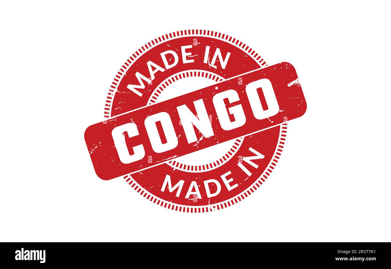 Made In Congo Rubber Stamp Stock Vector Image & Art - Alamy