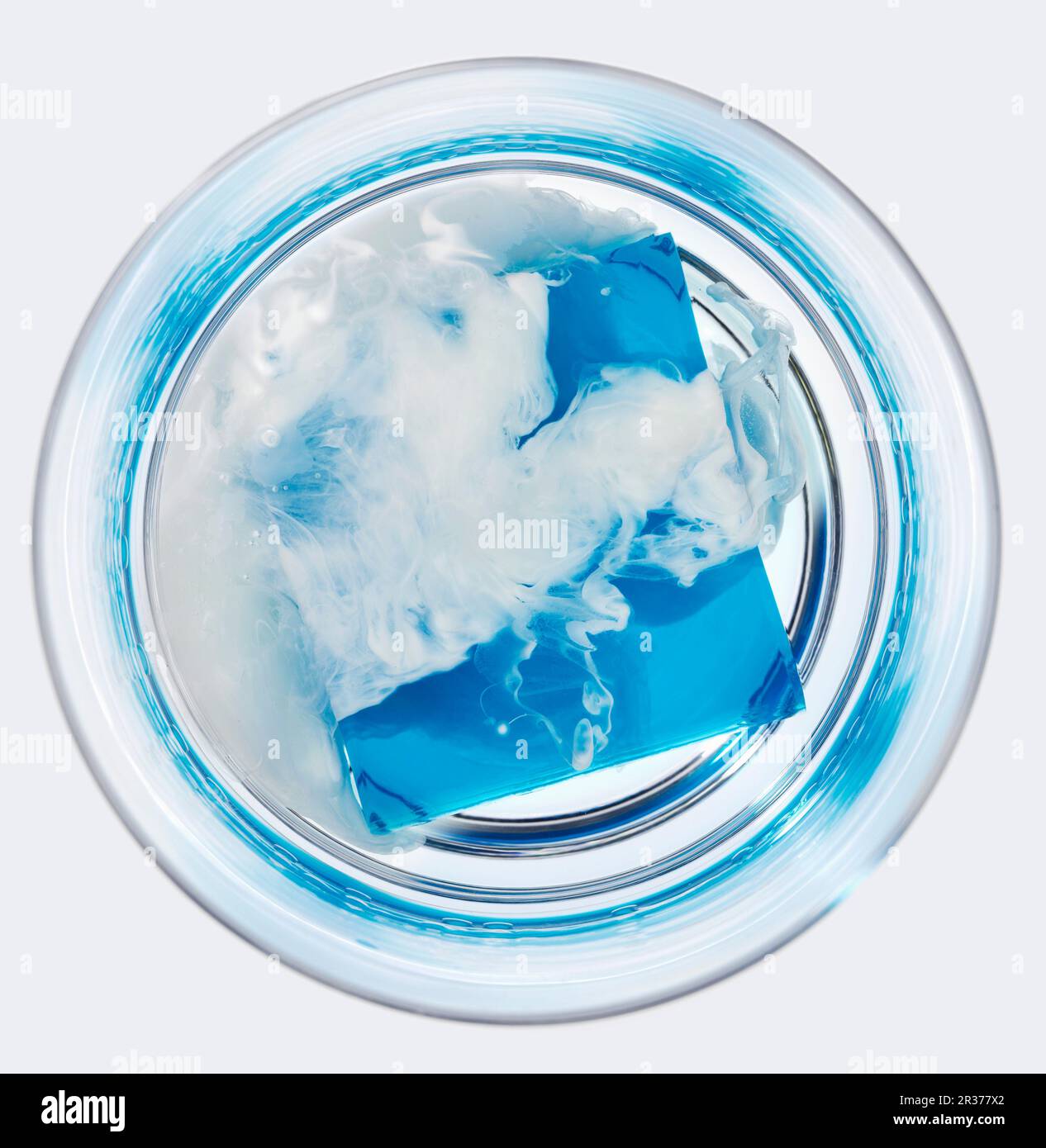 'Swimming pool' cocktail (top view Stock Photo - Alamy