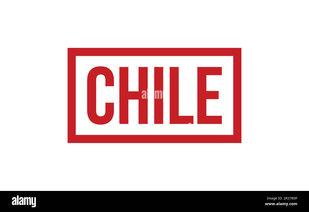 Stamp chile Cut Out Stock Images & Pictures - Alamy