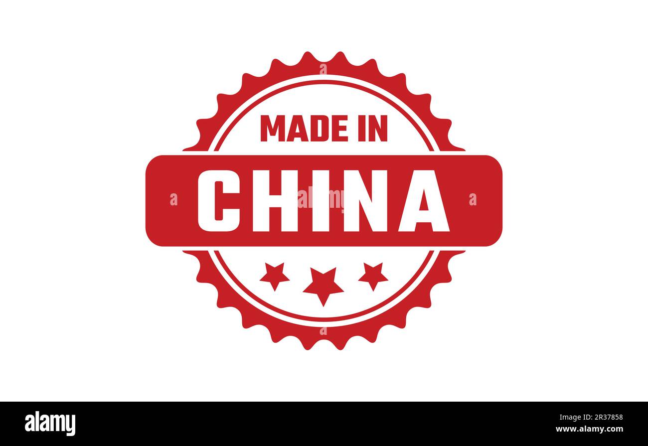 Made In China Rubber Stamp Stock Vector Image & Art - Alamy