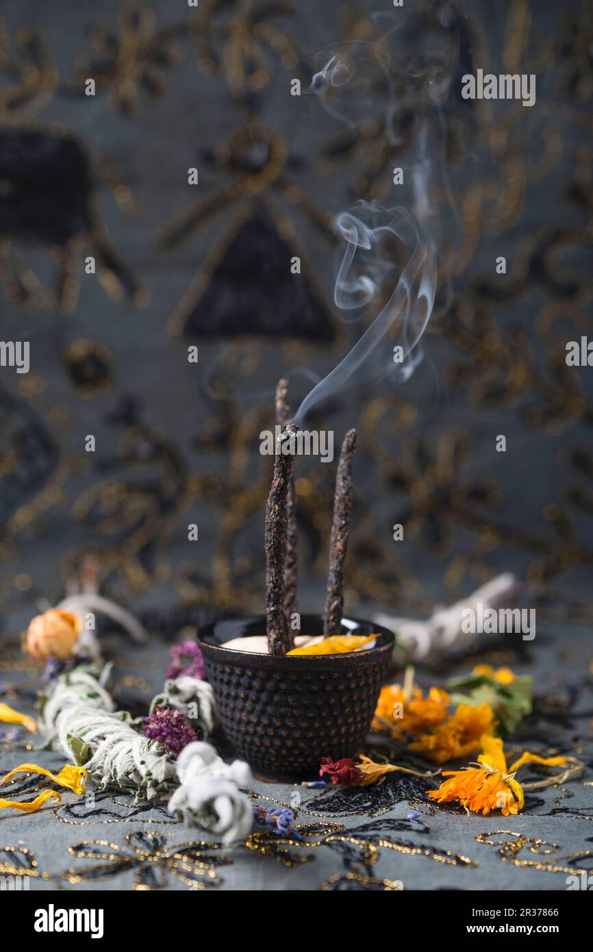 Homemade Incense Stick Burner