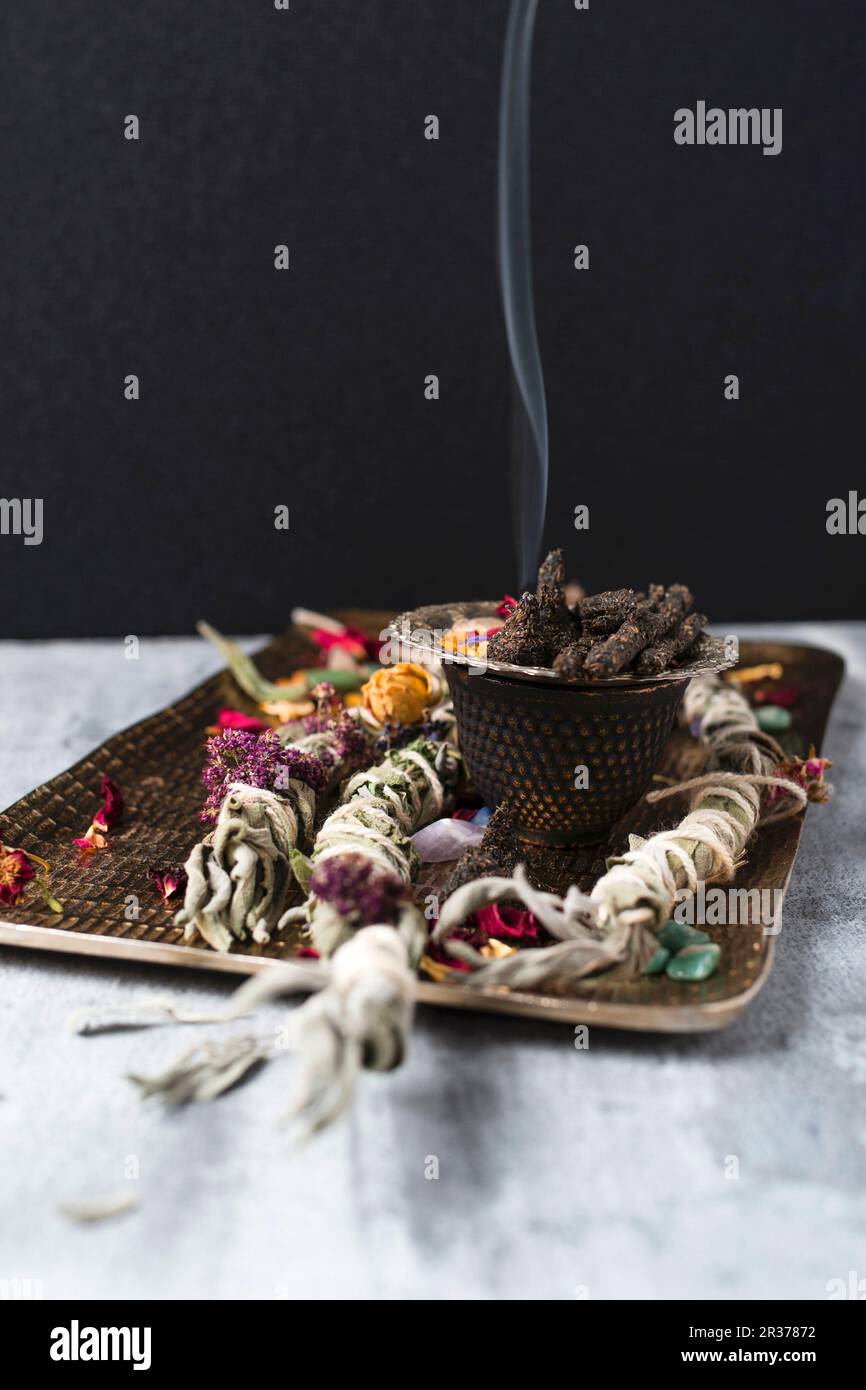 Incense bouquets hi-res stock photography and images - Alamy