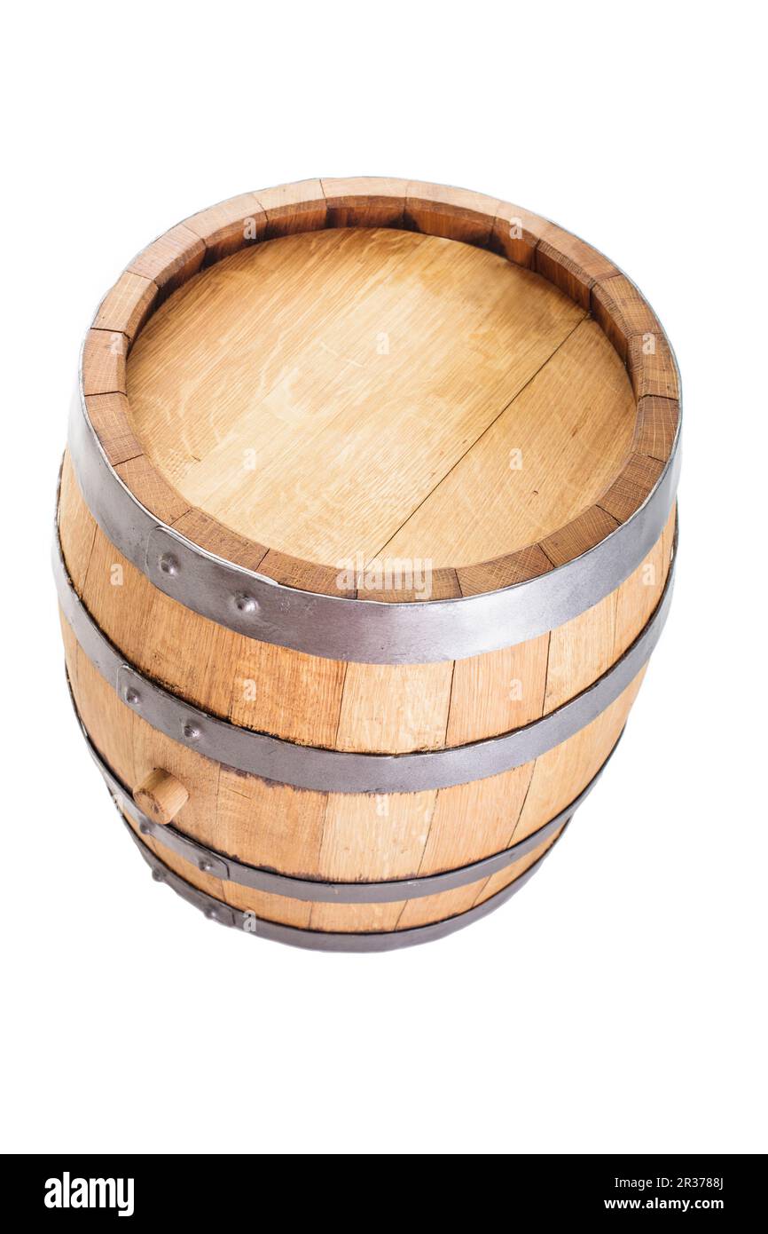Wooden barrel for wine Stock Photo - Alamy