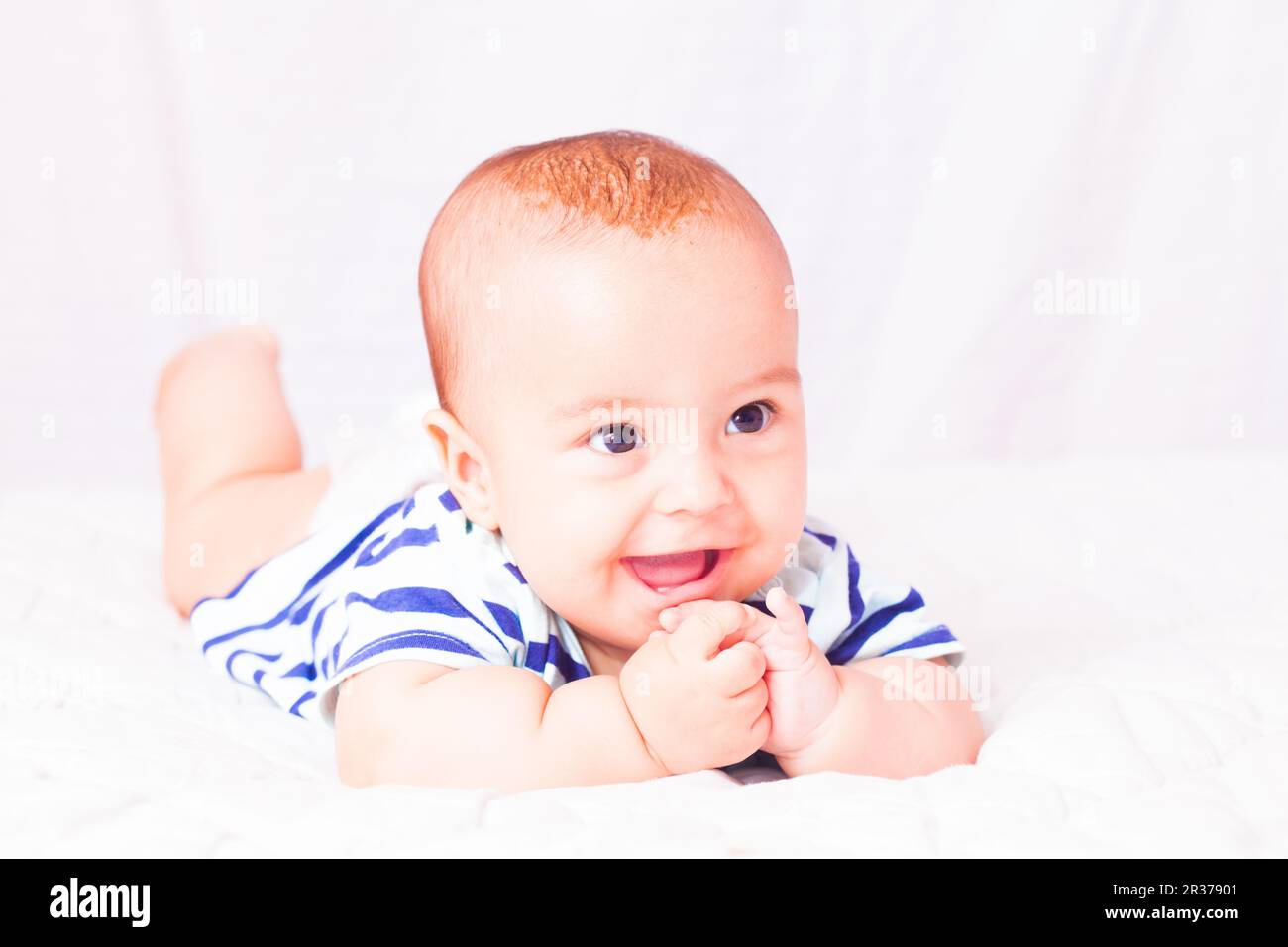 First baby teeth Stock Photo - Alamy