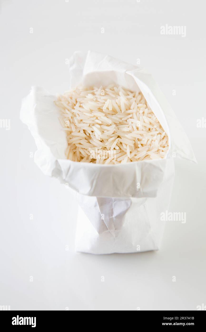 Basmati rice bag hi-res stock photography and images - Alamy