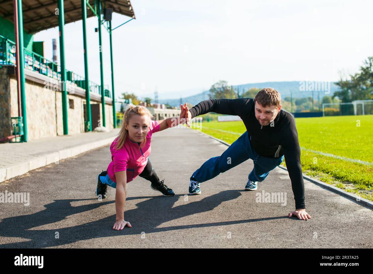 Push arms fitness man muscle hi-res stock photography and images - Alamy
