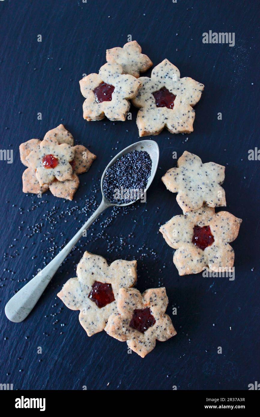 Poppy biscuits hi-res stock photography and images - Alamy