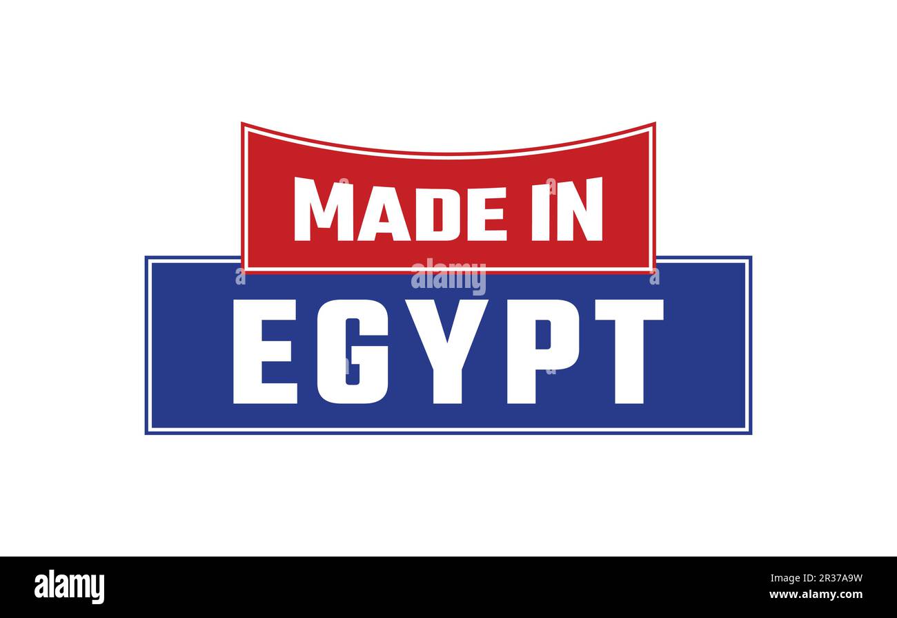 Made In Egypt Seal Vector Stock Vector Image & Art - Alamy