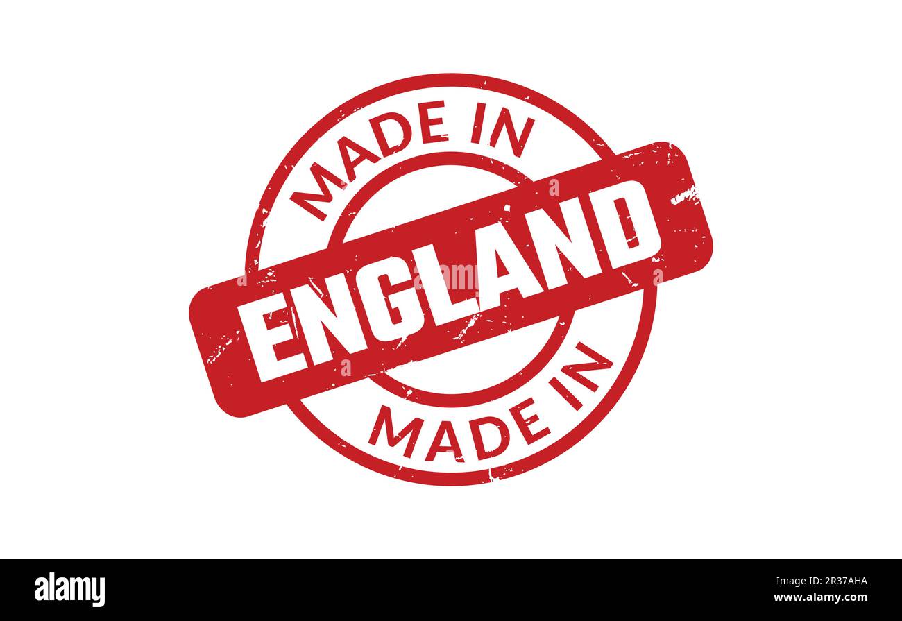 Made In England Rubber Stamp Stock Vector Image & Art - Alamy