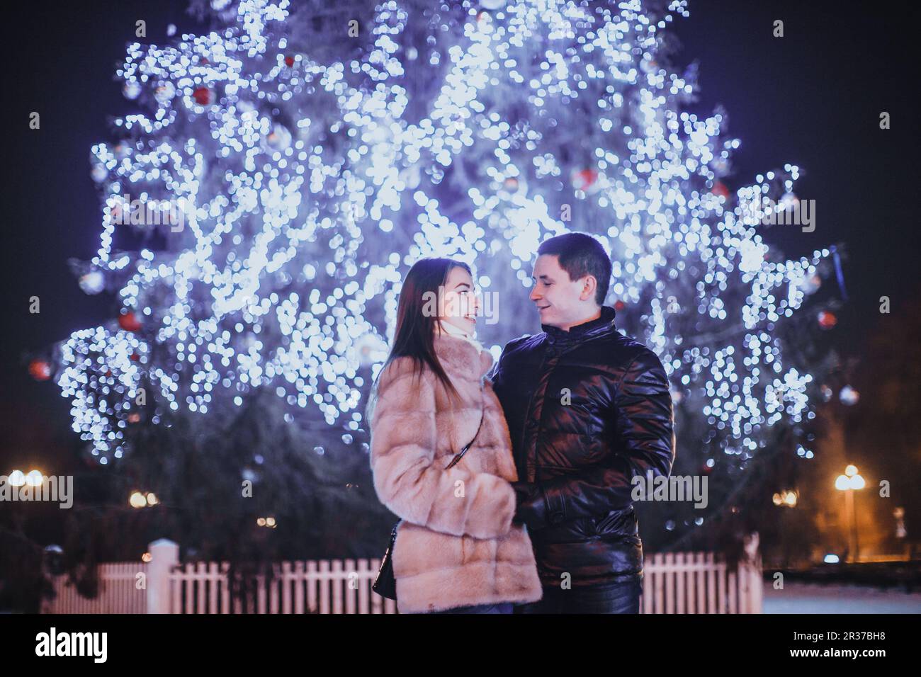 Couple and christmas and romantic hi-res stock photography and images ...