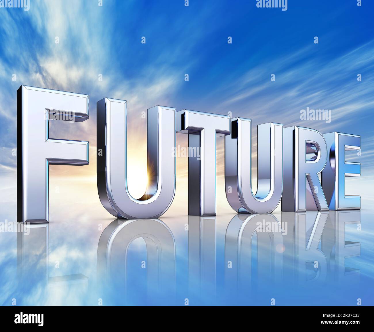 high resolution rendering of a future icon Stock Photo - Alamy