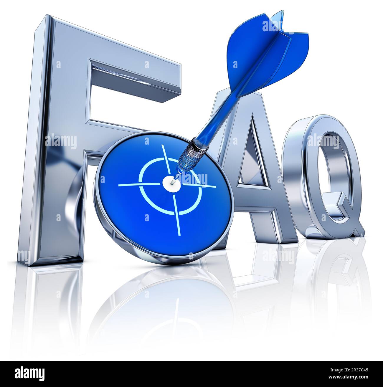 3d rendering faq icon hi-res stock photography and images - Alamy