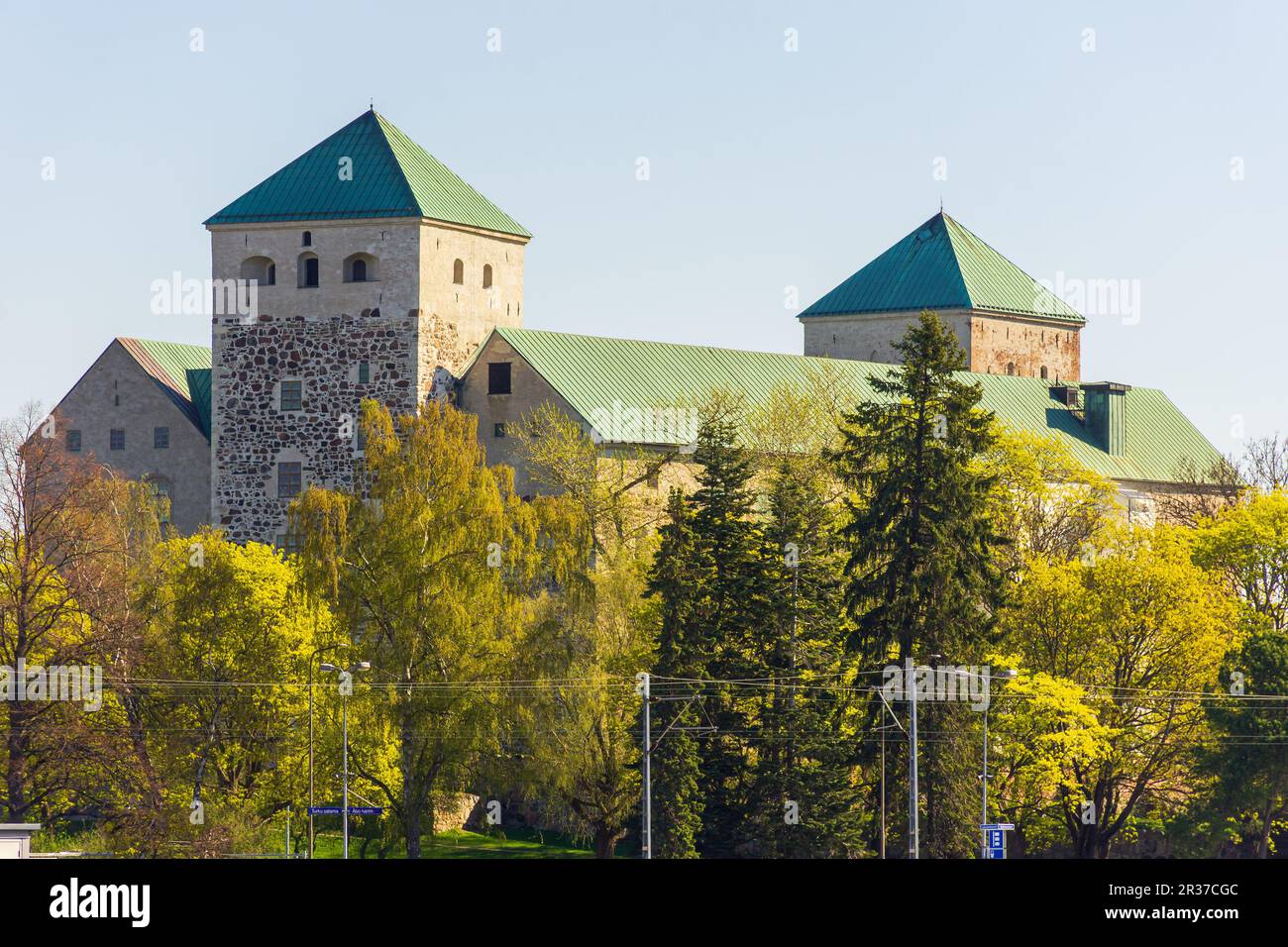 Towers of the medieval Turku Castle in Turku Finland Stock Photo - Alamy