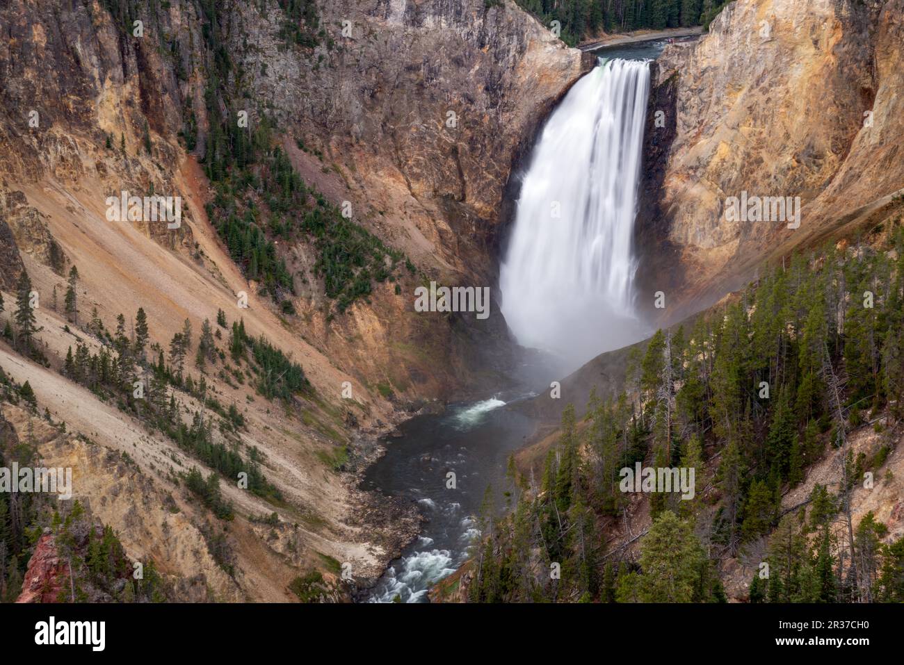Lower Yellowstone Falls Stock Photo - Alamy
