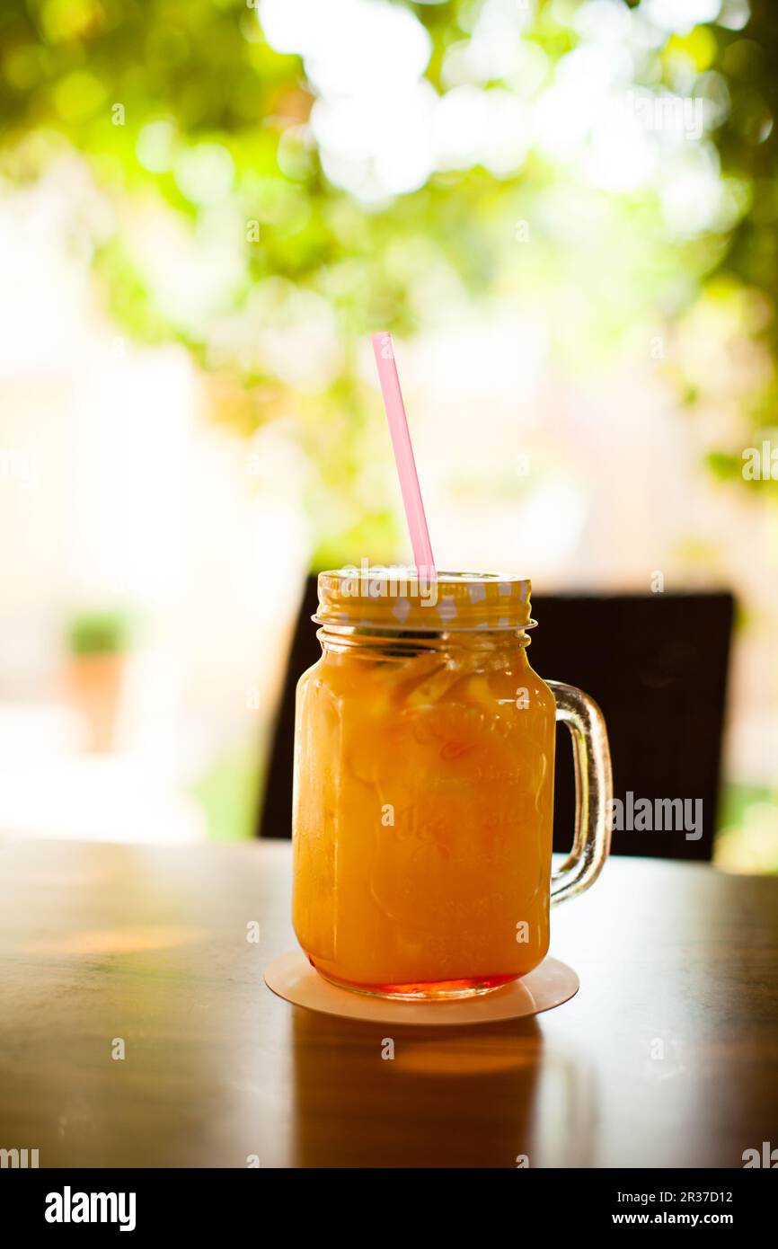 Fresh orange pleasure Stock Photo - Alamy