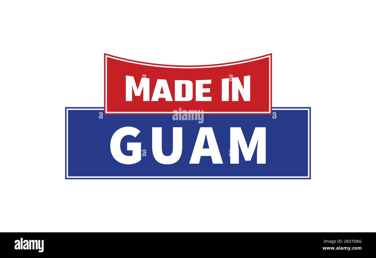 Made In Guam Seal Vector Stock Vector Image & Art - Alamy