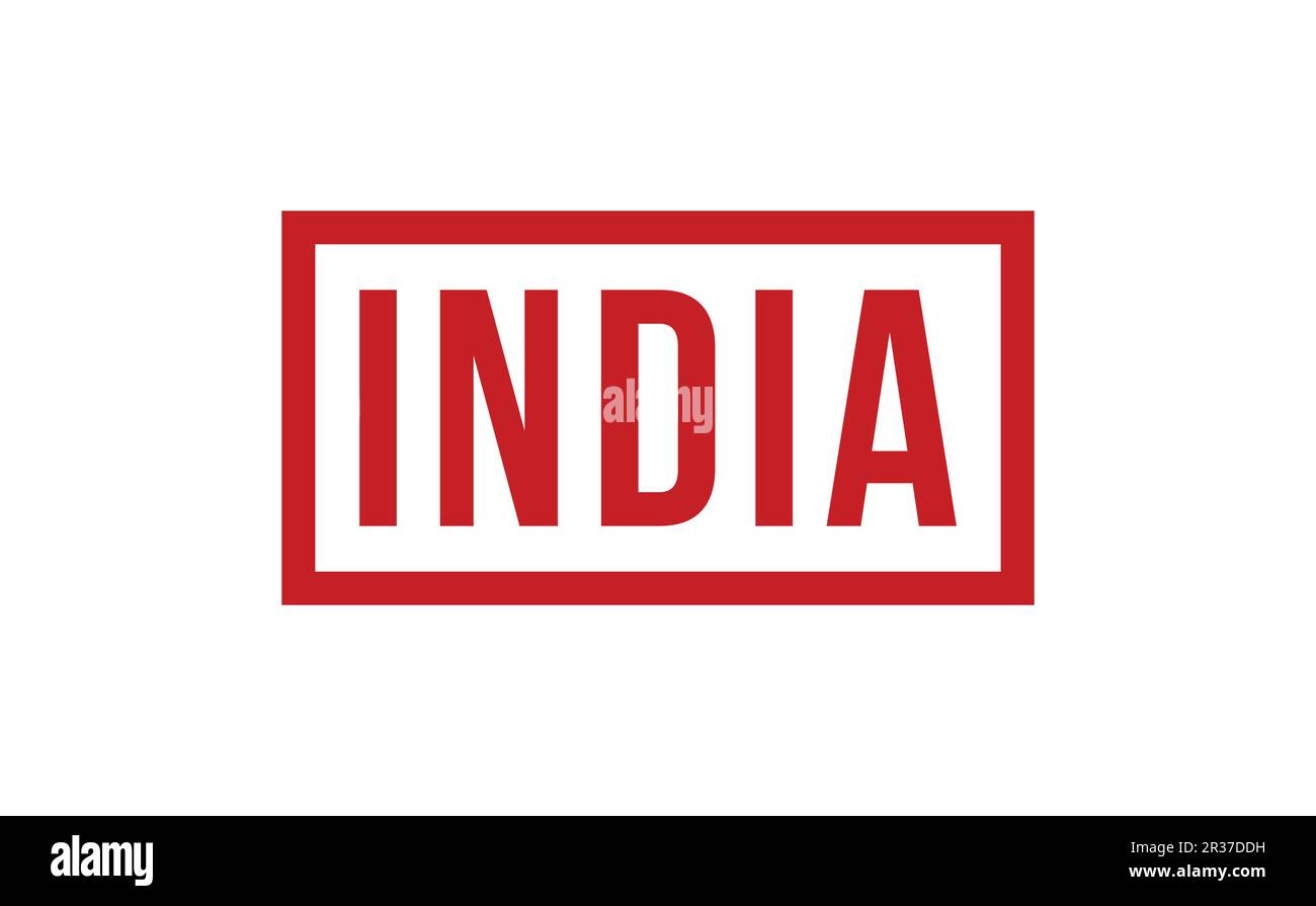 India stamp vector vectors Stock Vector Images - Alamy