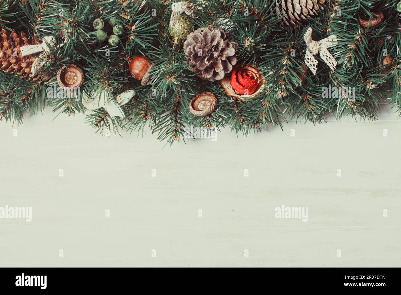 Christmas border design Stock Photo - Alamy