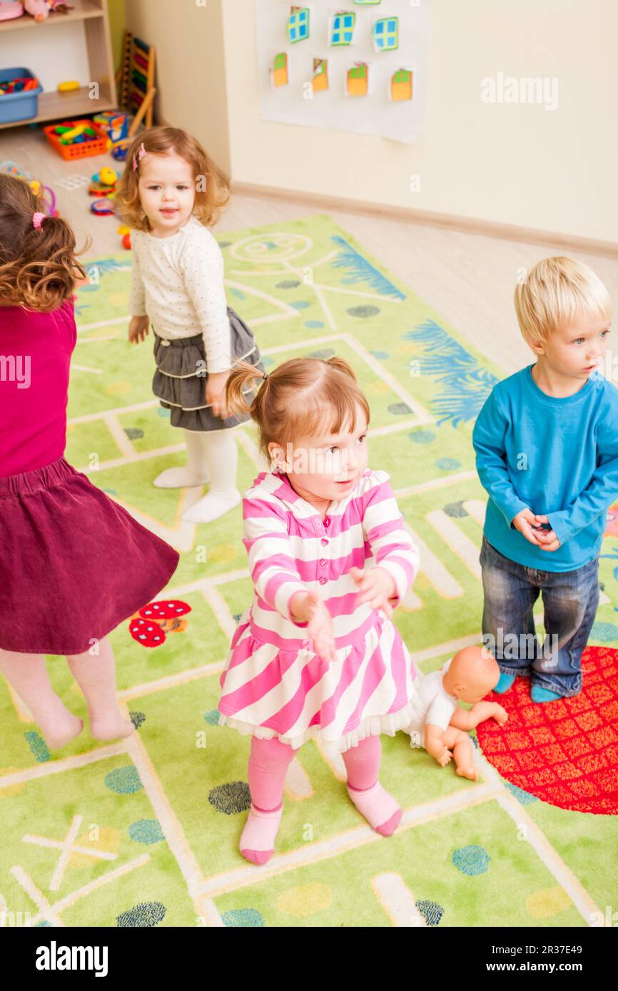 Group of little children Stock Photo - Alamy