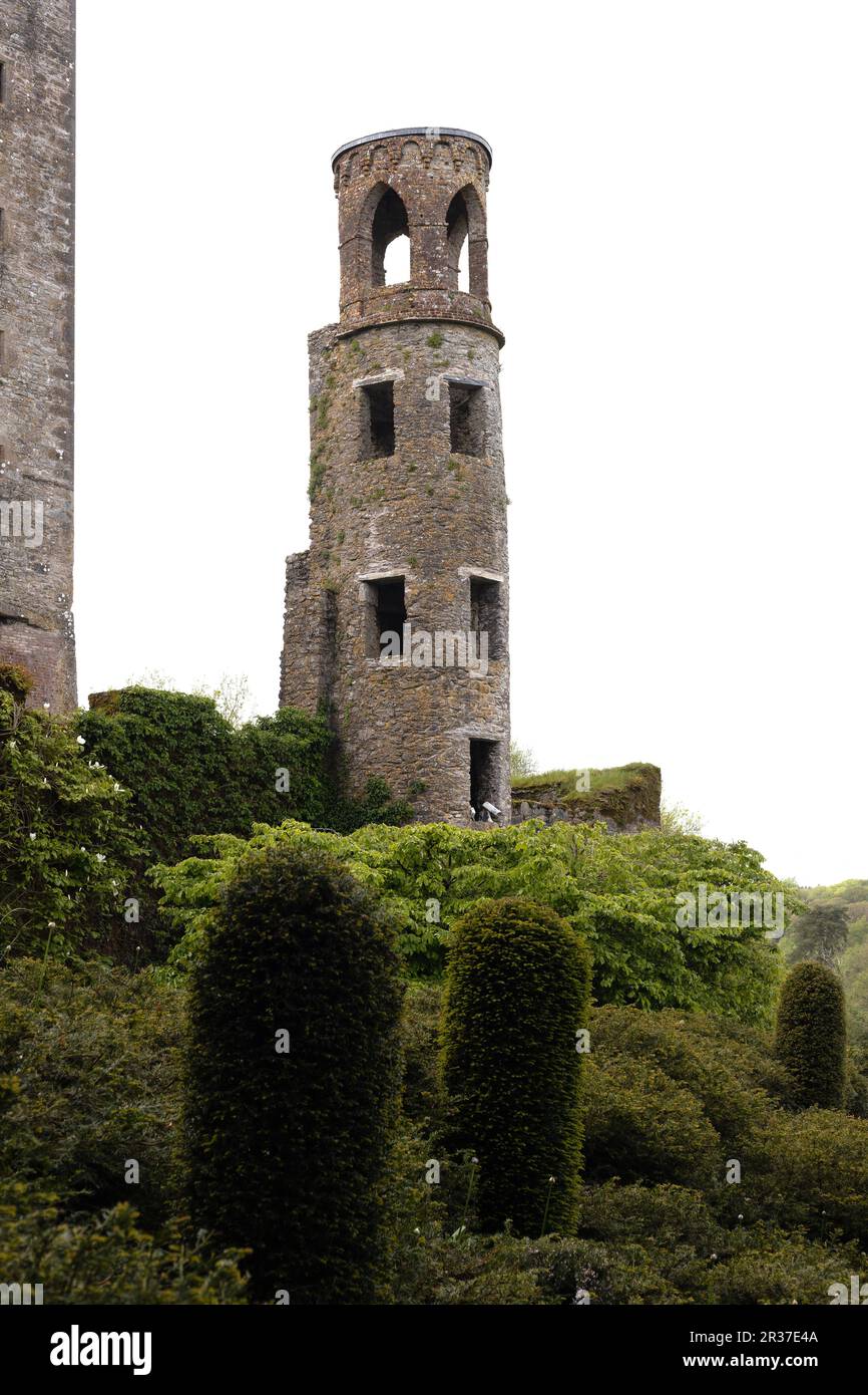 Lookout tower at Blarney Castle in Ireland Stock Photo - Alamy