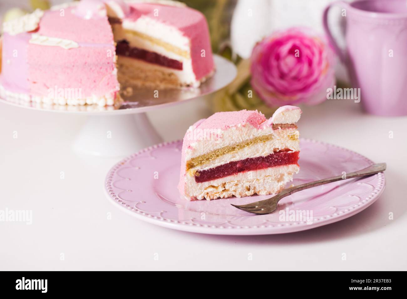 Delicious french cake Stock Photo - Alamy
