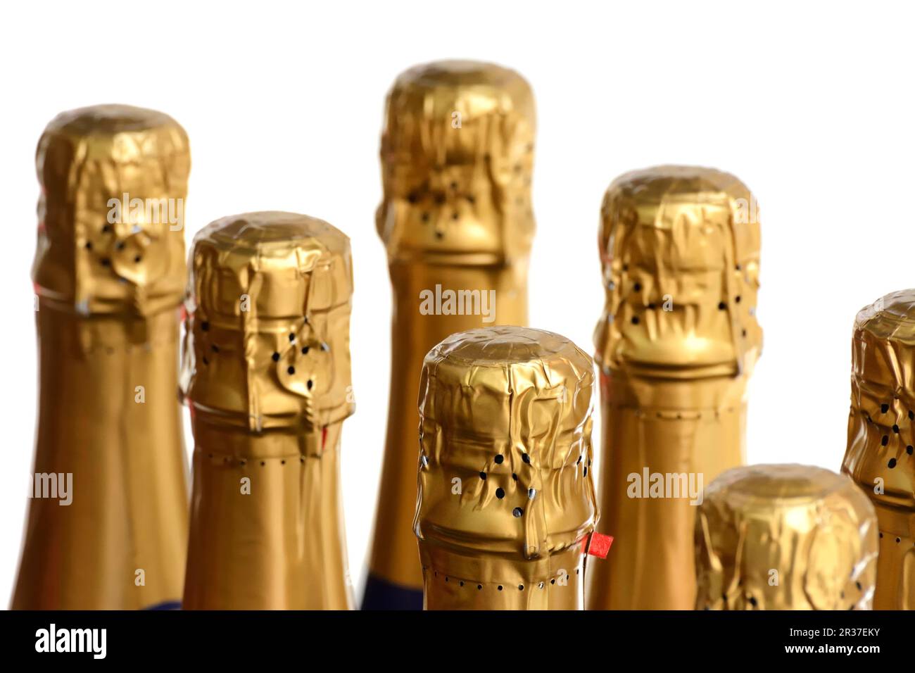Golden bottle champagne wine hi-res stock photography and images - Alamy