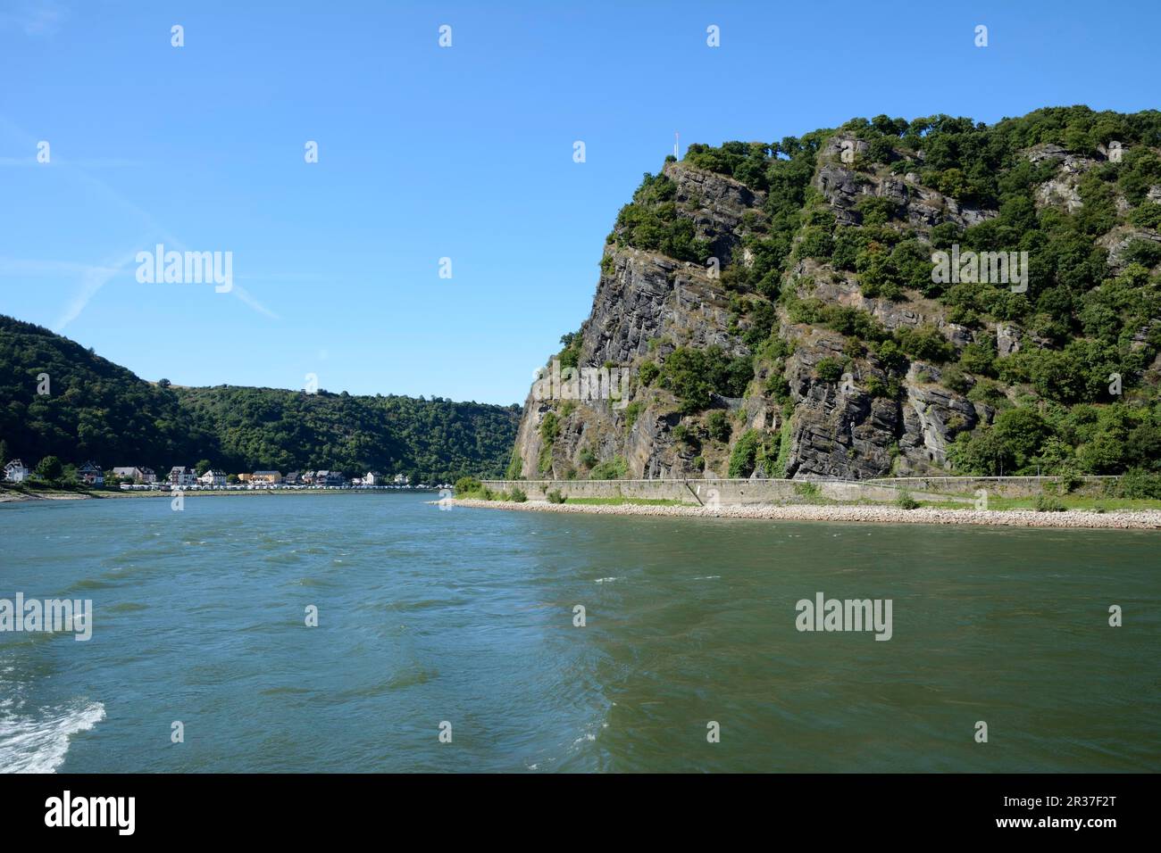 The legendary Loreley Rock at the river Rhine Stock Photo - Alamy