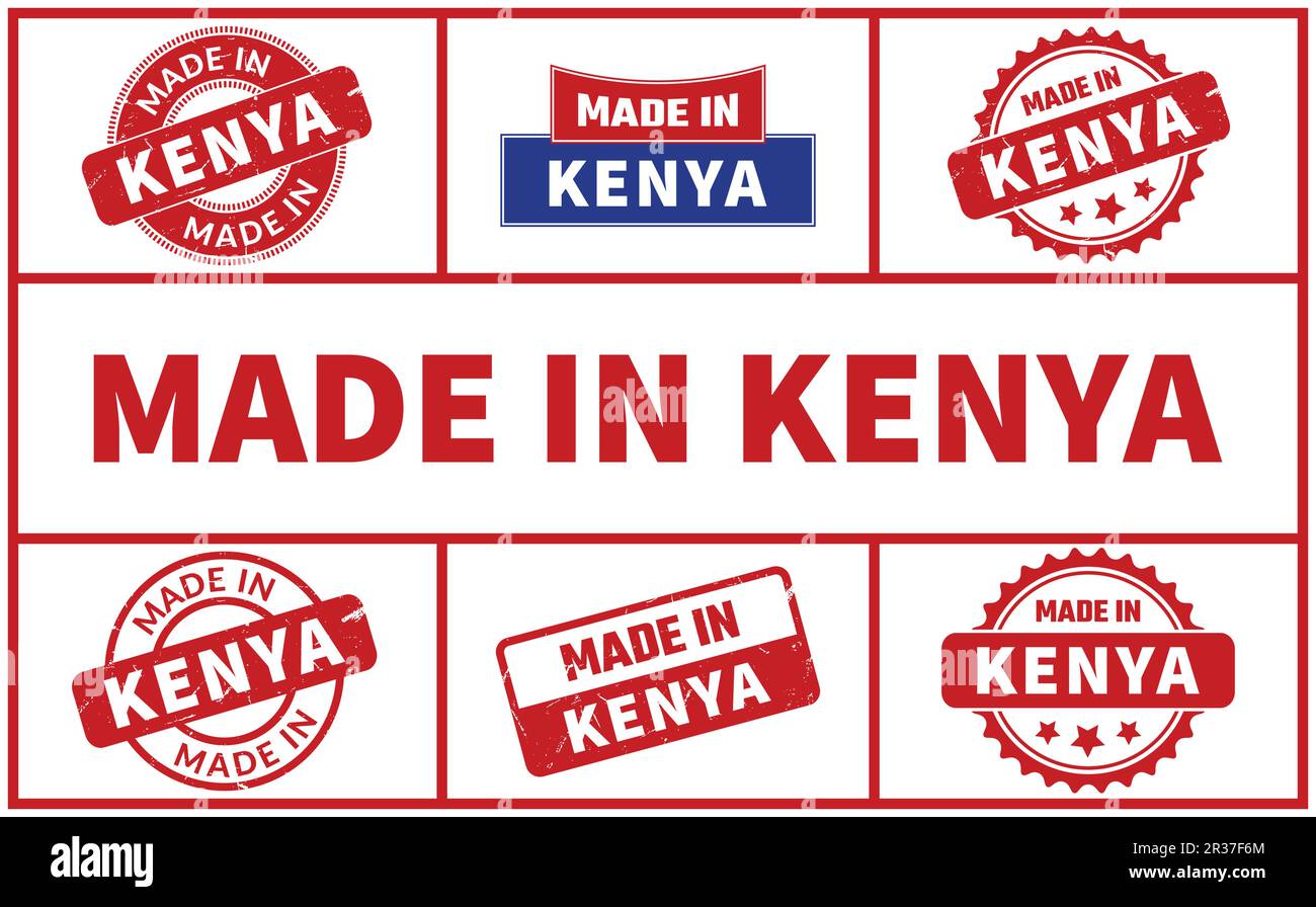Made in kenya badge Stock Vector Images - Alamy