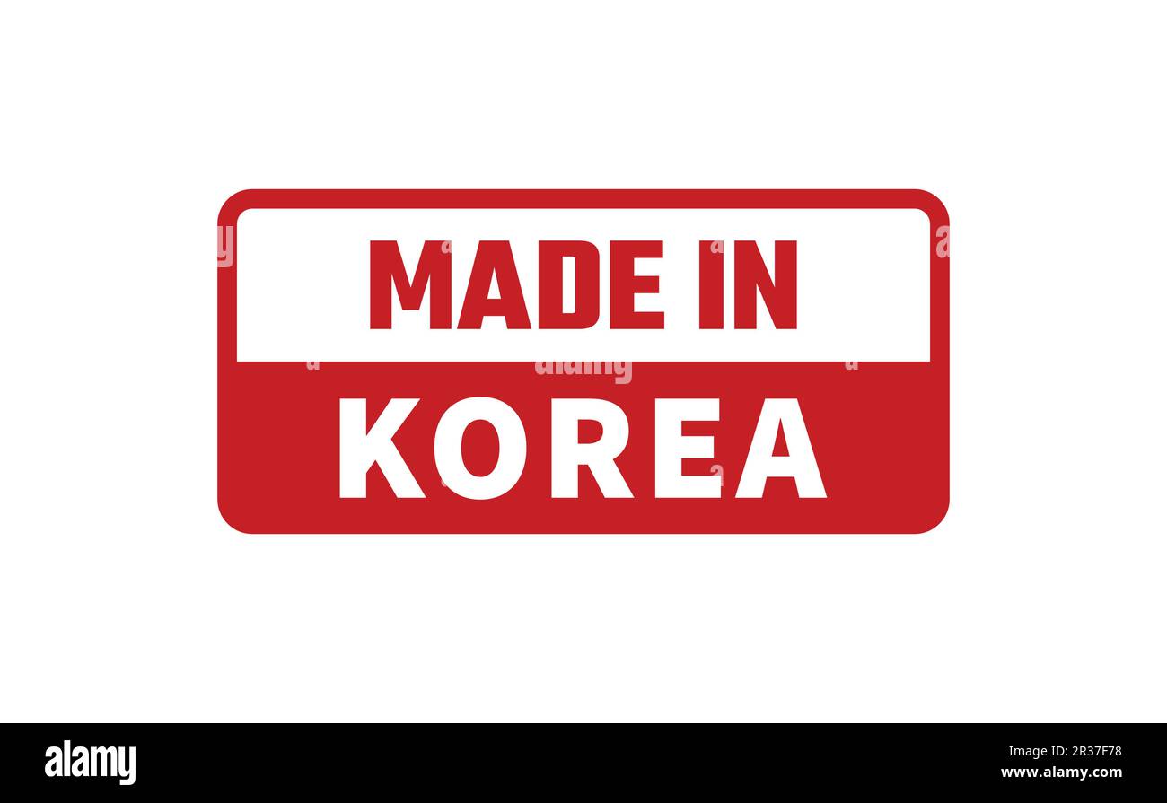 Made in korea label hi-res stock photography and images - Alamy