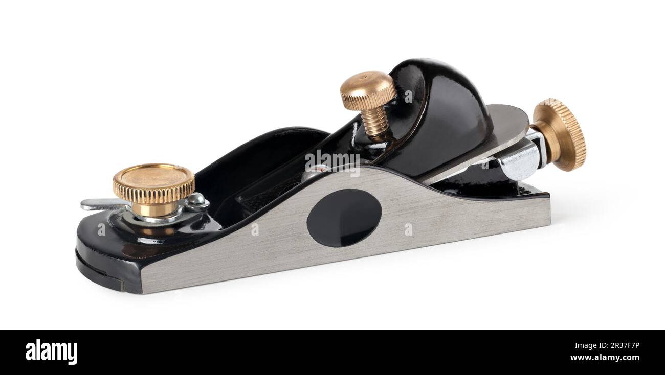 modern plane tool on a white background Stock Photo - Alamy