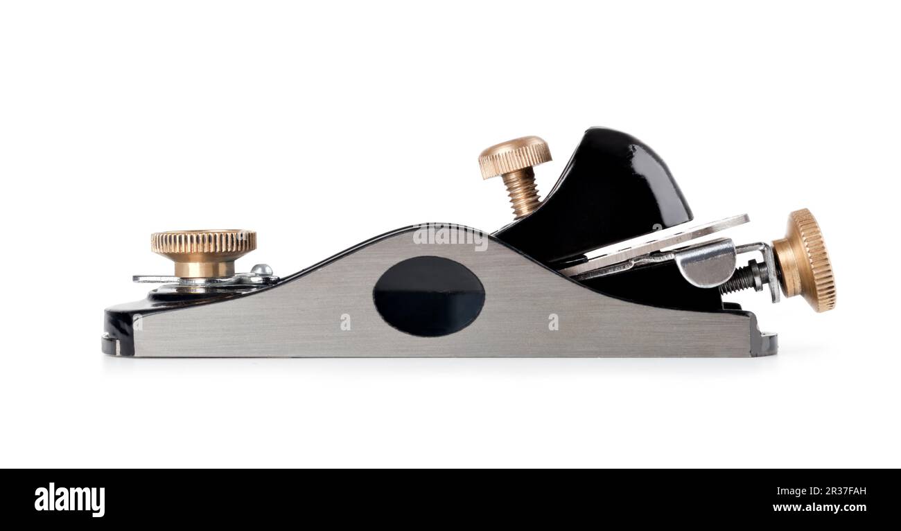 modern plane tool on a white background Stock Photo - Alamy