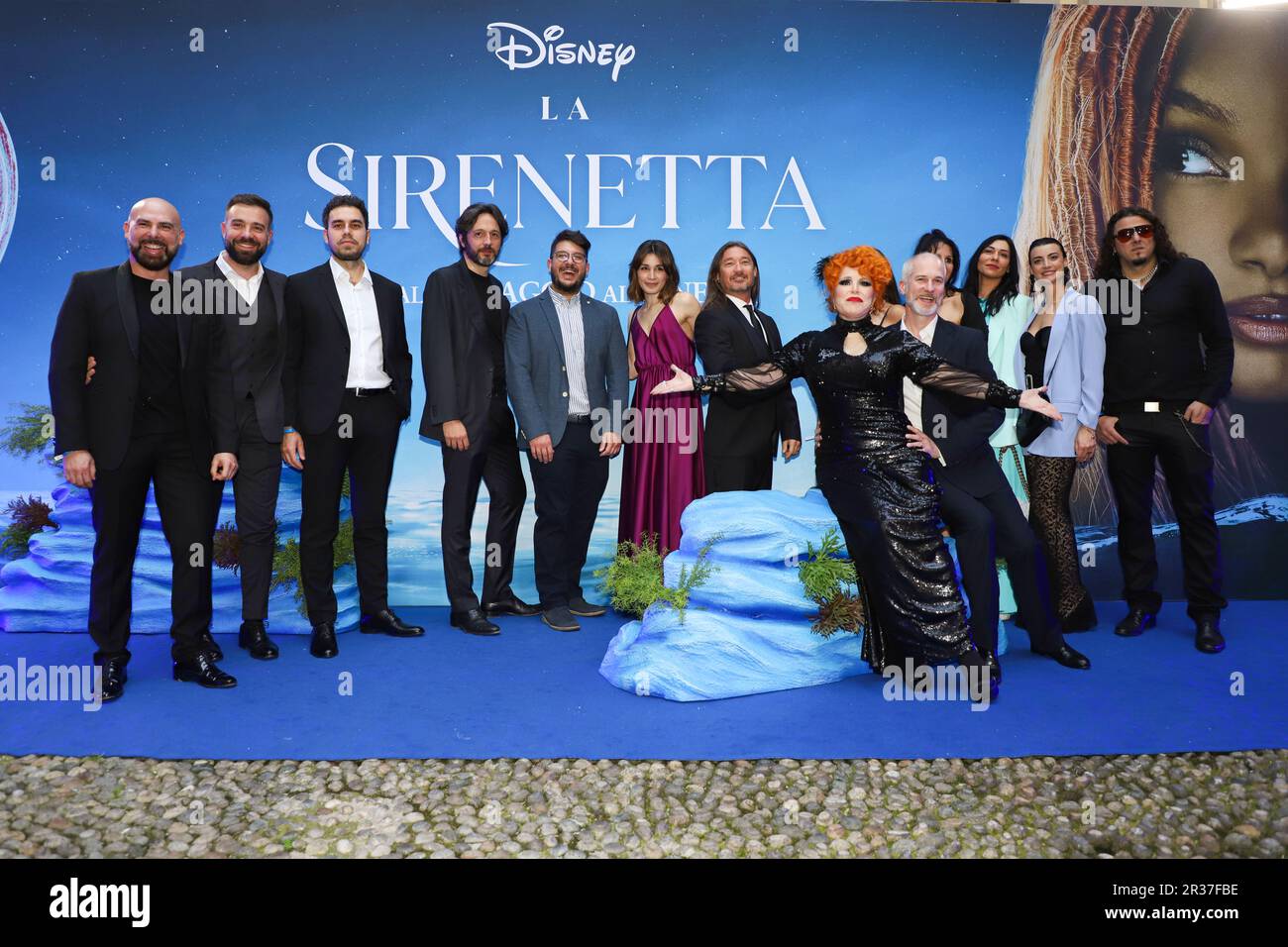 Milan, Italy. 22nd May, 2023. Preview of the new Disney film The Little ...