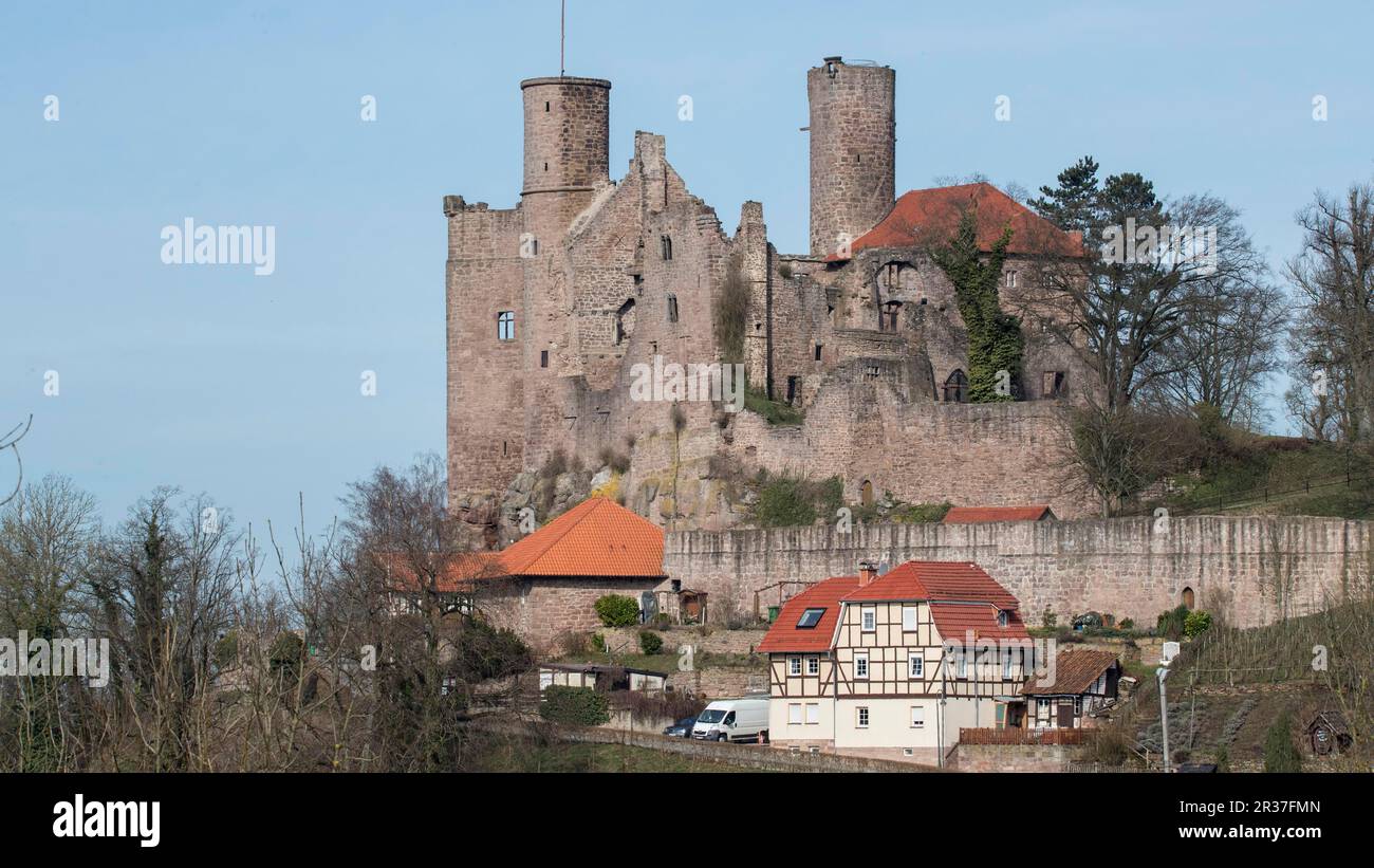 Hanstein Castle is a ruined castle near Bornhagen in the Eichsfeld ...