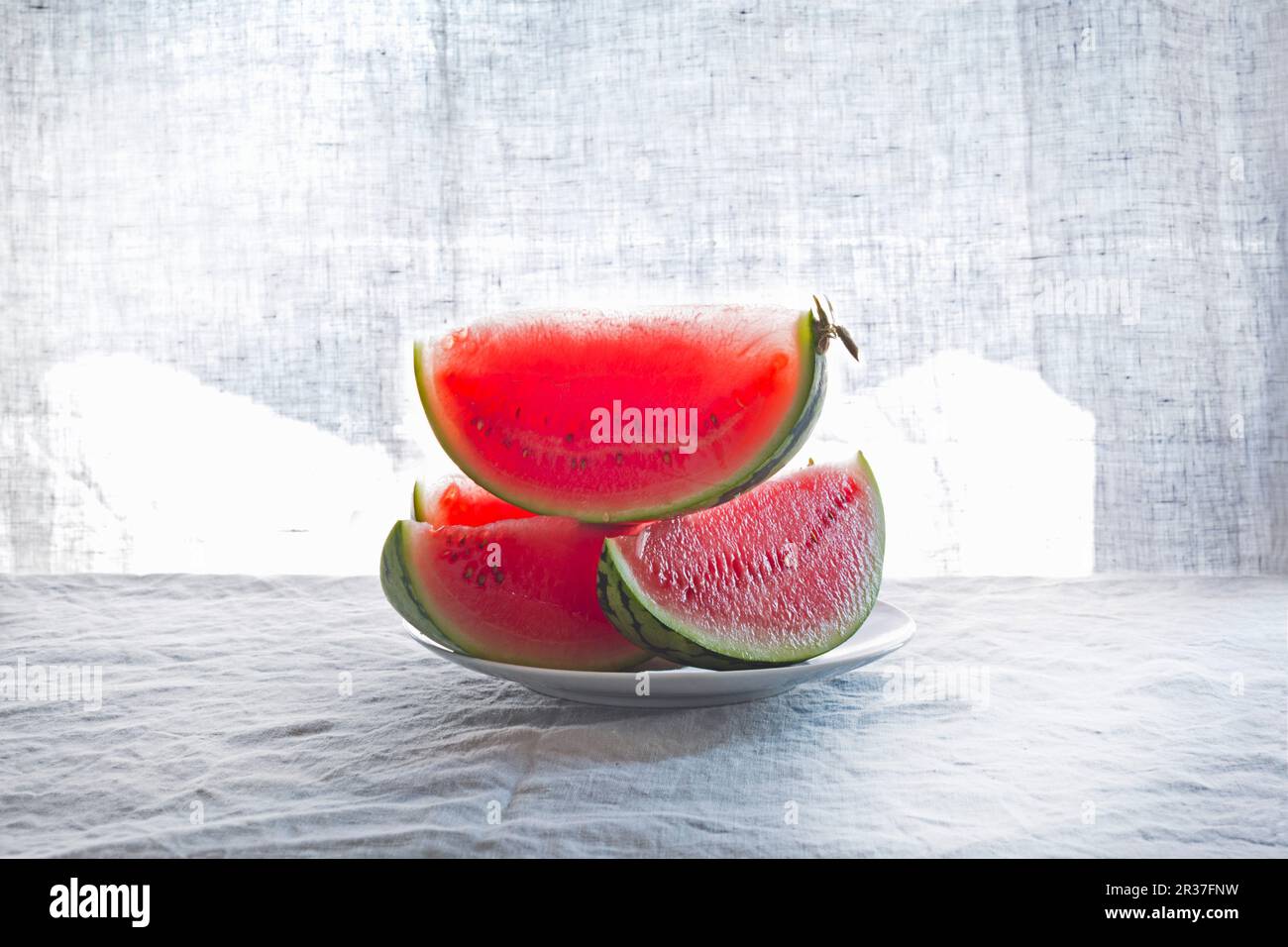Watermelon wedges hi-res stock photography and images - Alamy